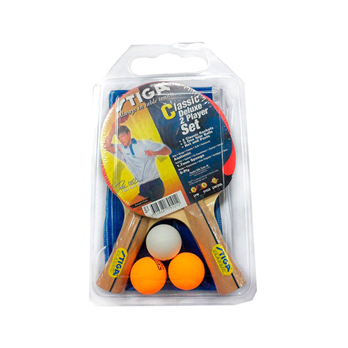 SET DE 2 RAQUETAS, 3 PELOTAS Y NET DE PING PONG STIGA|Sears Guatemala