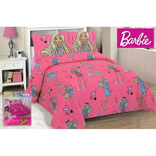 QUILTING FULL/QUEEN 3Pcs BARBIE|Sears Guatemala