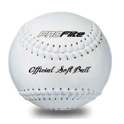 BOLA DE SOFTBOL SINTÉTICA PROFLITE SB-550 BLANCA|Sears Guatemala