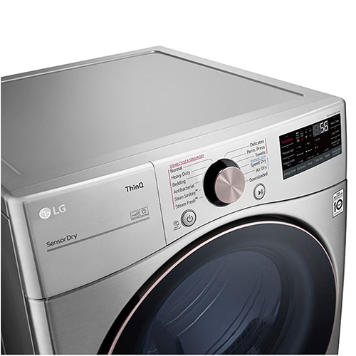 SECADORA ELECTRICA DE CARGA FRONTAL 22KG PLATEADO LG|Sears Guatemala