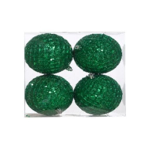 SET DE 4 ESFERAS VERDE OSCURO|Sears Guatemala